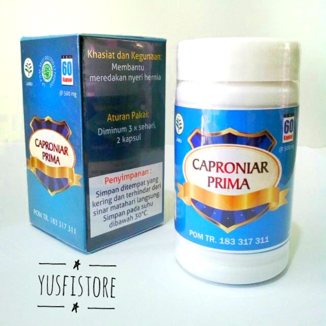 Obat Hernia Caproniar Prima 60 Kapsul | Lazada Indonesia