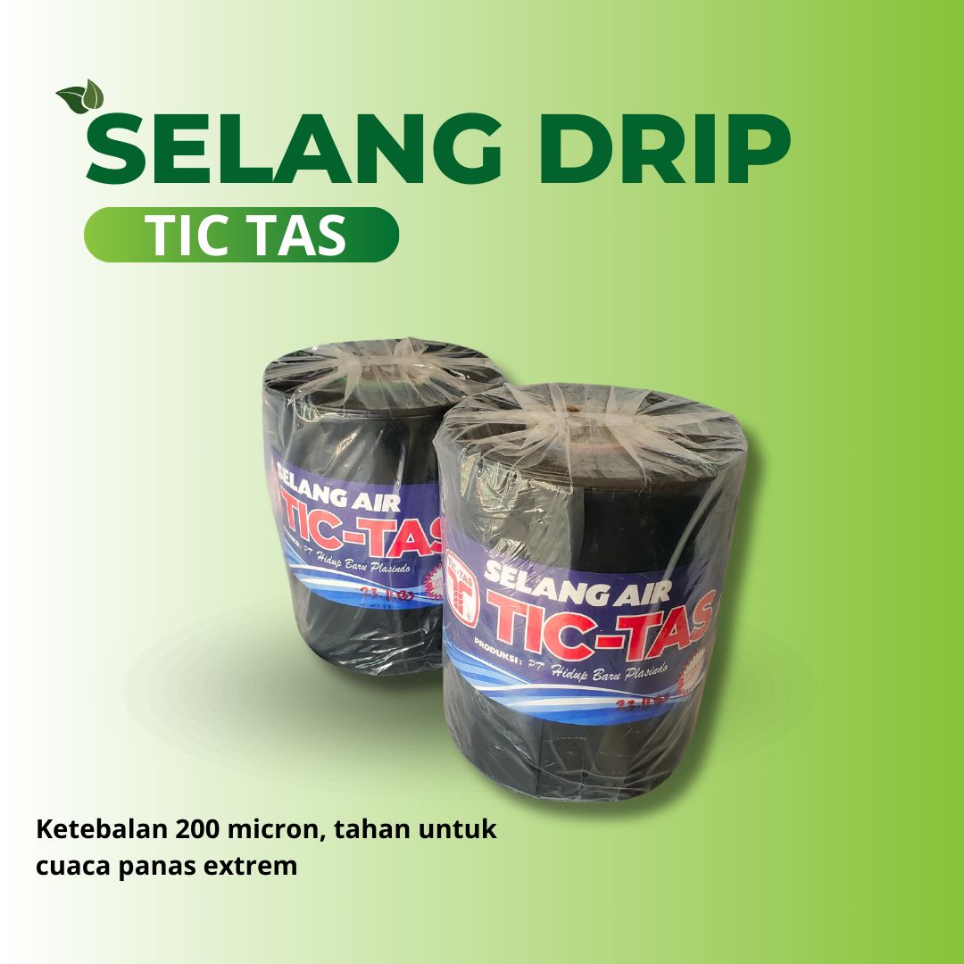 Selang Sawah Irigasi / Selang drip irigasi Lebar 20Cm x 50M Tebal 200 ...