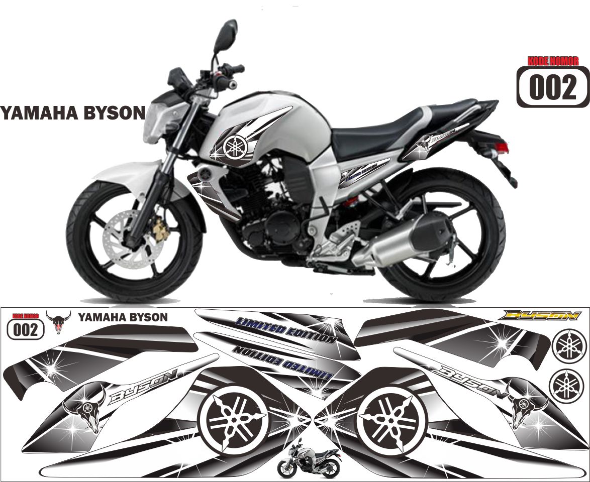 STIKER DECAL MOTOR YAMAHA BYSON | Lazada Indonesia