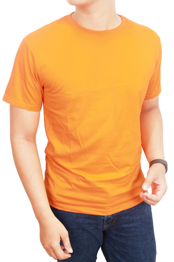 Kaos Polos Pendek Pria O-Neck - Orange | Lazada Indonesia Kaos Polos Pendek Pria O-Neck - Orange | Lazada Indonesia
