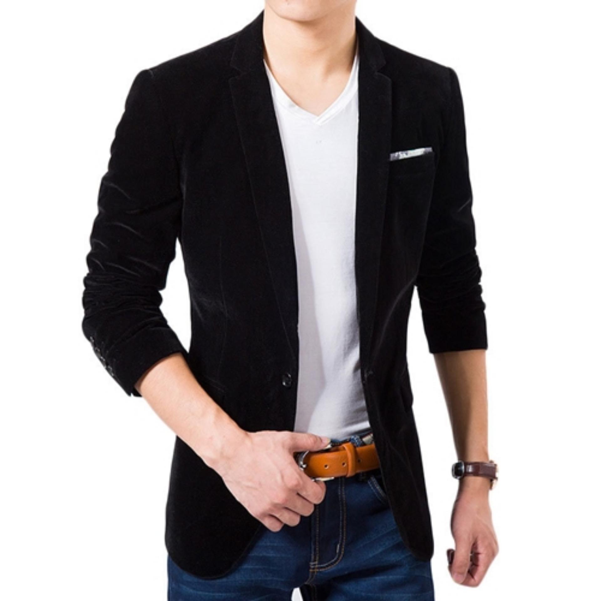 Jas Blazer - Black Suit Blazer Masculine For Mens | Lazada Indonesia