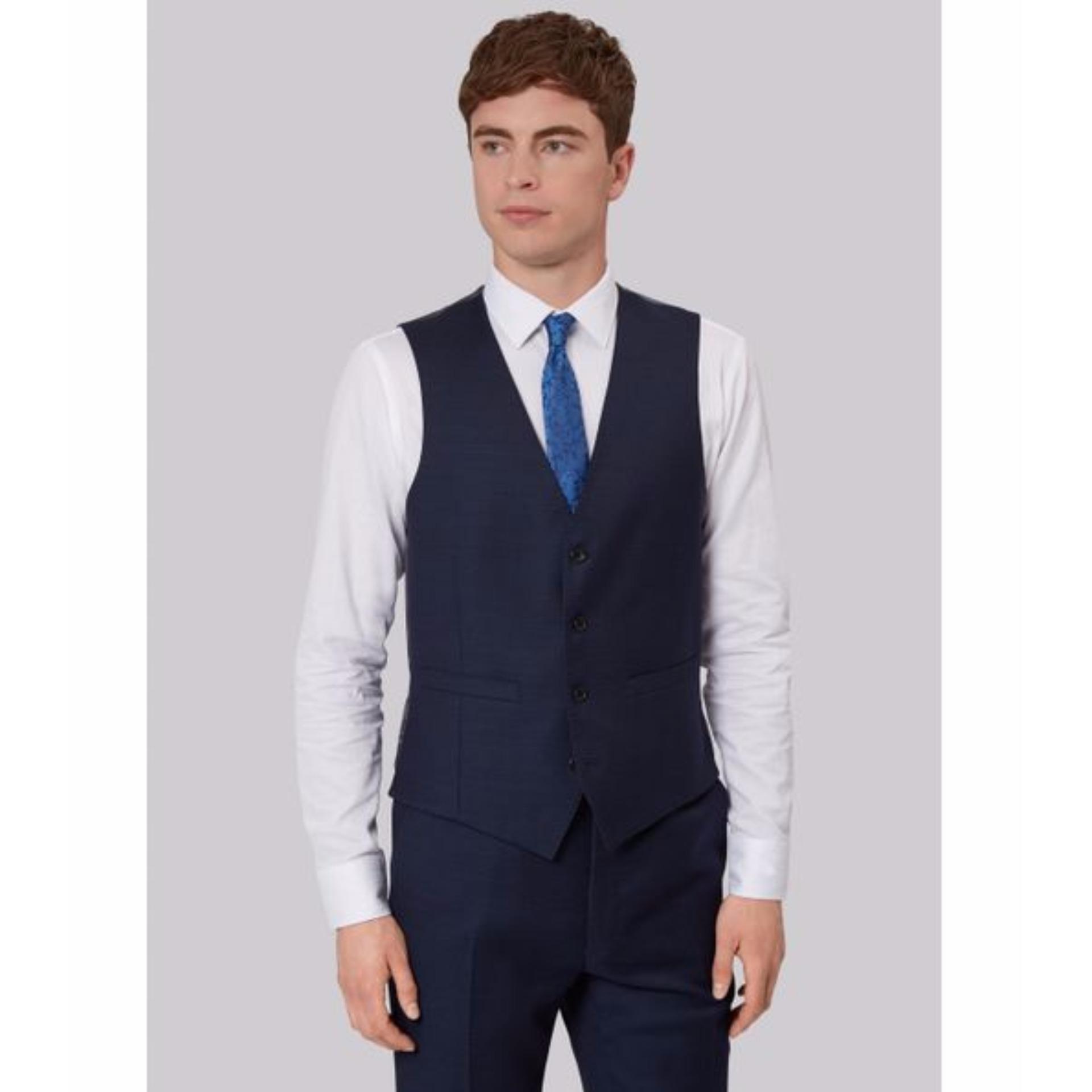 Jas Cowok - Rompi Biru Navy Exclusive Men | Lazada Indonesia