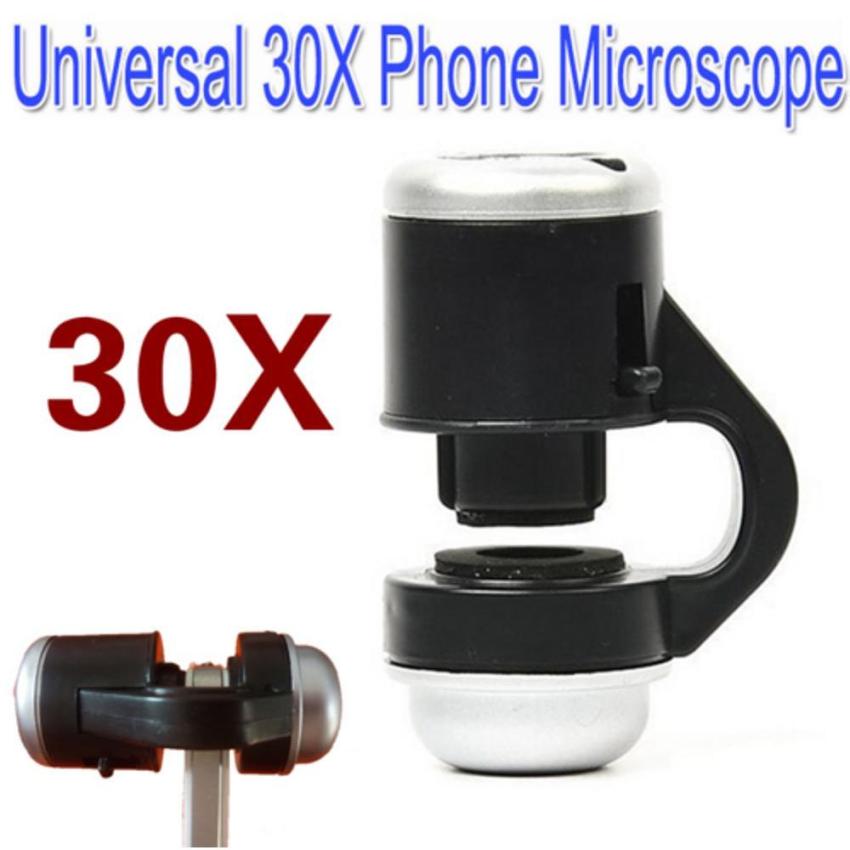 Microscope 30x Zoom Universal Mobile Phone Camera Lens Mikroskop ...