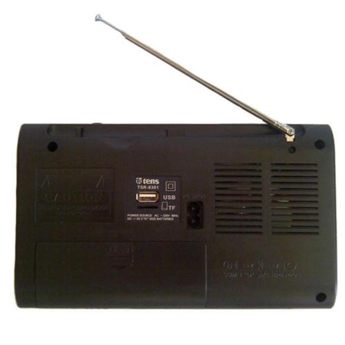 Tens Radio 10 Band AC / DC Micro SD / USB MP3 - TSR-8301 - Hitam ...
