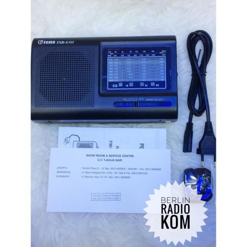 Tens Radio 10 Band AC / DC Micro SD / USB MP3 - TSR-8301 - Hitam ...