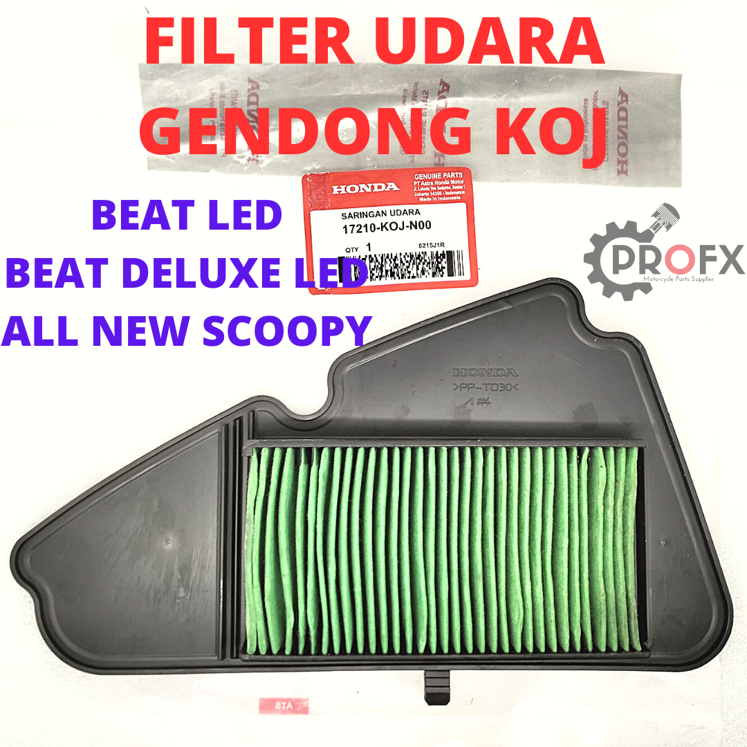 FILTER UDARA KOJ HONDA BEAT LED, BEAT DELUXE LED, ALL NEW SCOOPY ...