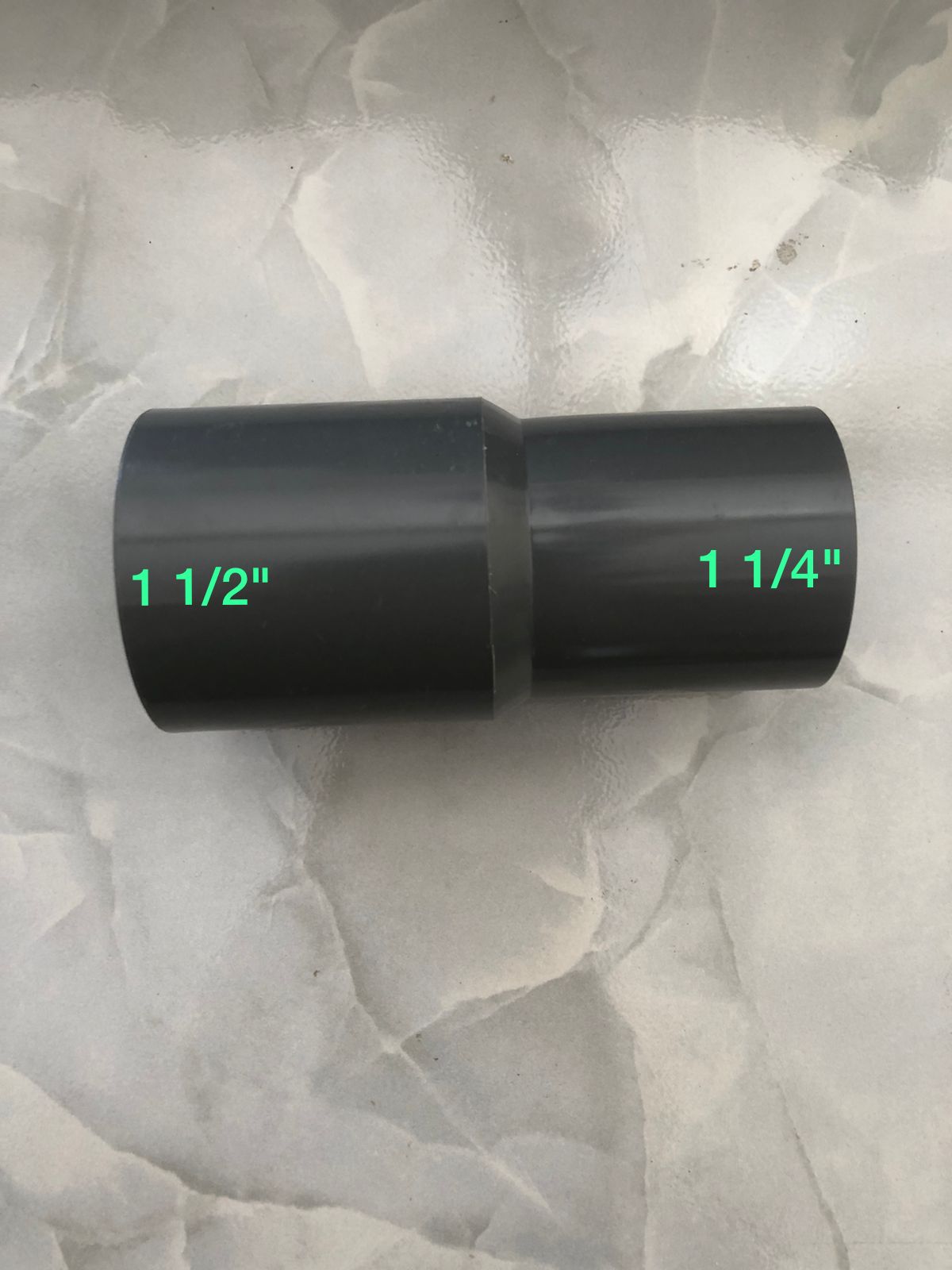 Vlok Sock / Reducer Socket PVC 1 1/2" x 1 1/4" | 1 1/2x1 1/4 inch ...