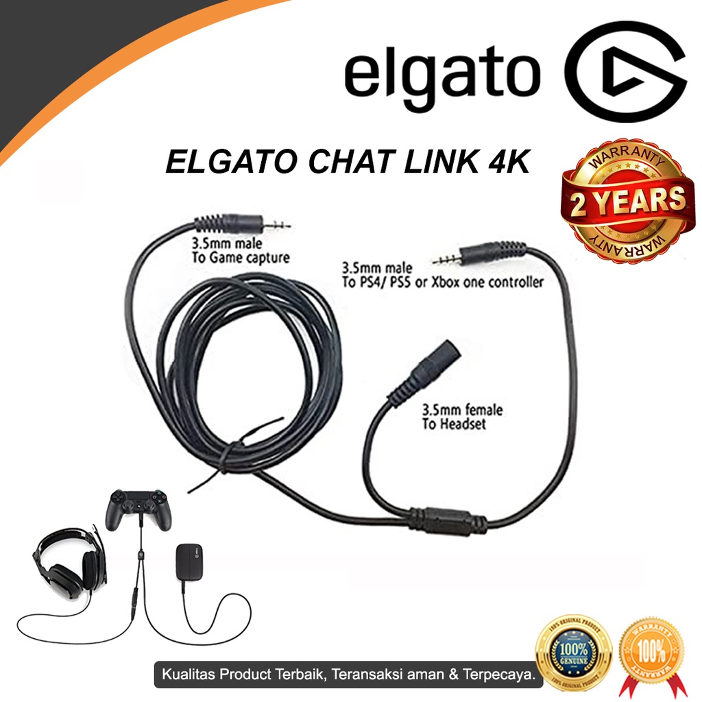 Elgato Chat Link PRO 4K - Elgato Chatlink 4K - Adapter for Capture PS4 ...