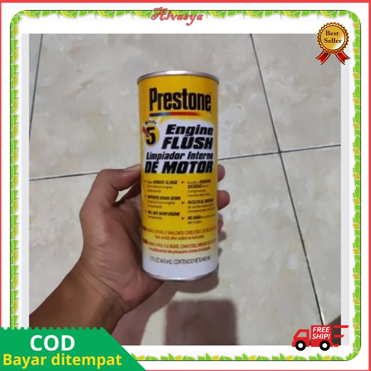 Pembersih Dalam Mesin Motor Prestone Engine Flush Pembilas Oli Mesin ...