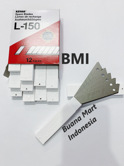 Isi Cutter Kenko Besar L150 | Isi Cuter L 150 | Pemotong Kertas | ATK ...
