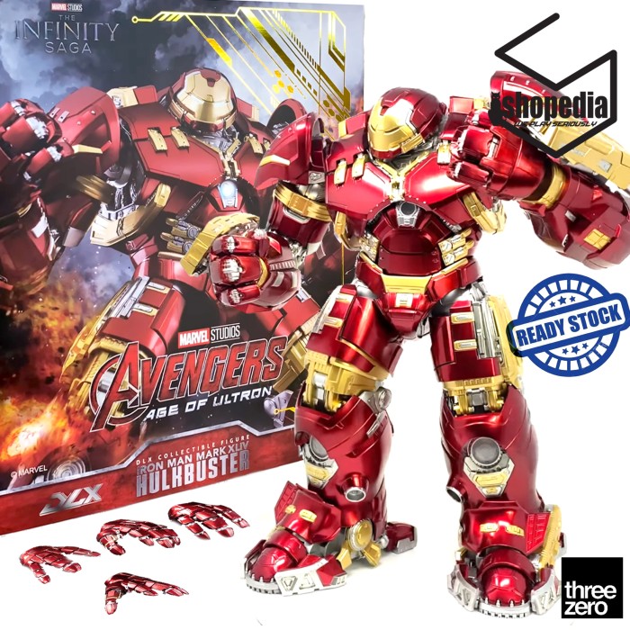 Threezero DLX Scale HULKBUSTER Avengers Iron Man Mark XLIV MK-44 MK44 ...