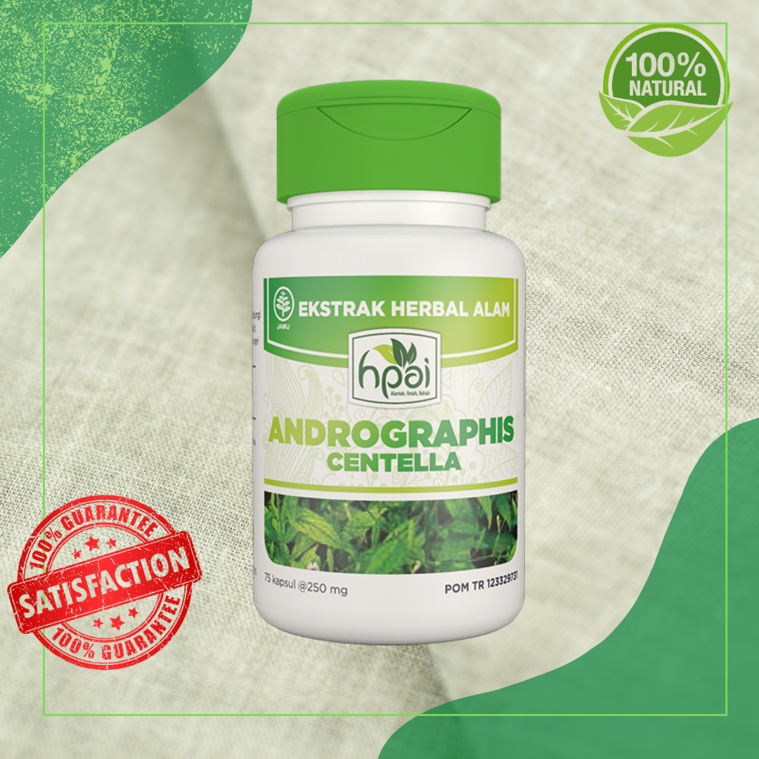 Promo Andrographis Centella Hni Hpai Kapsul Ekstrak Sambiloto Alang Alang Pegagan Lazada