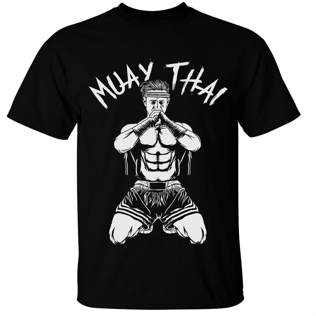 Cool Design Muay Thai MMA Kick Boxing Training T-Shirt. Summer Cotton ...