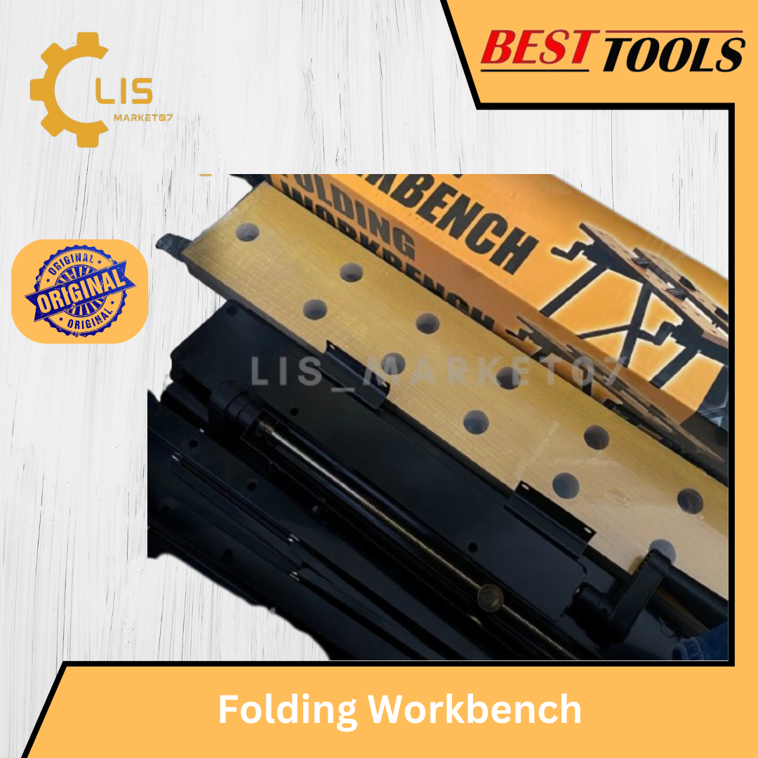 Folding WorkBench Meja Kerja Kayu Portable Besttools Meja Gergaji kayu ...