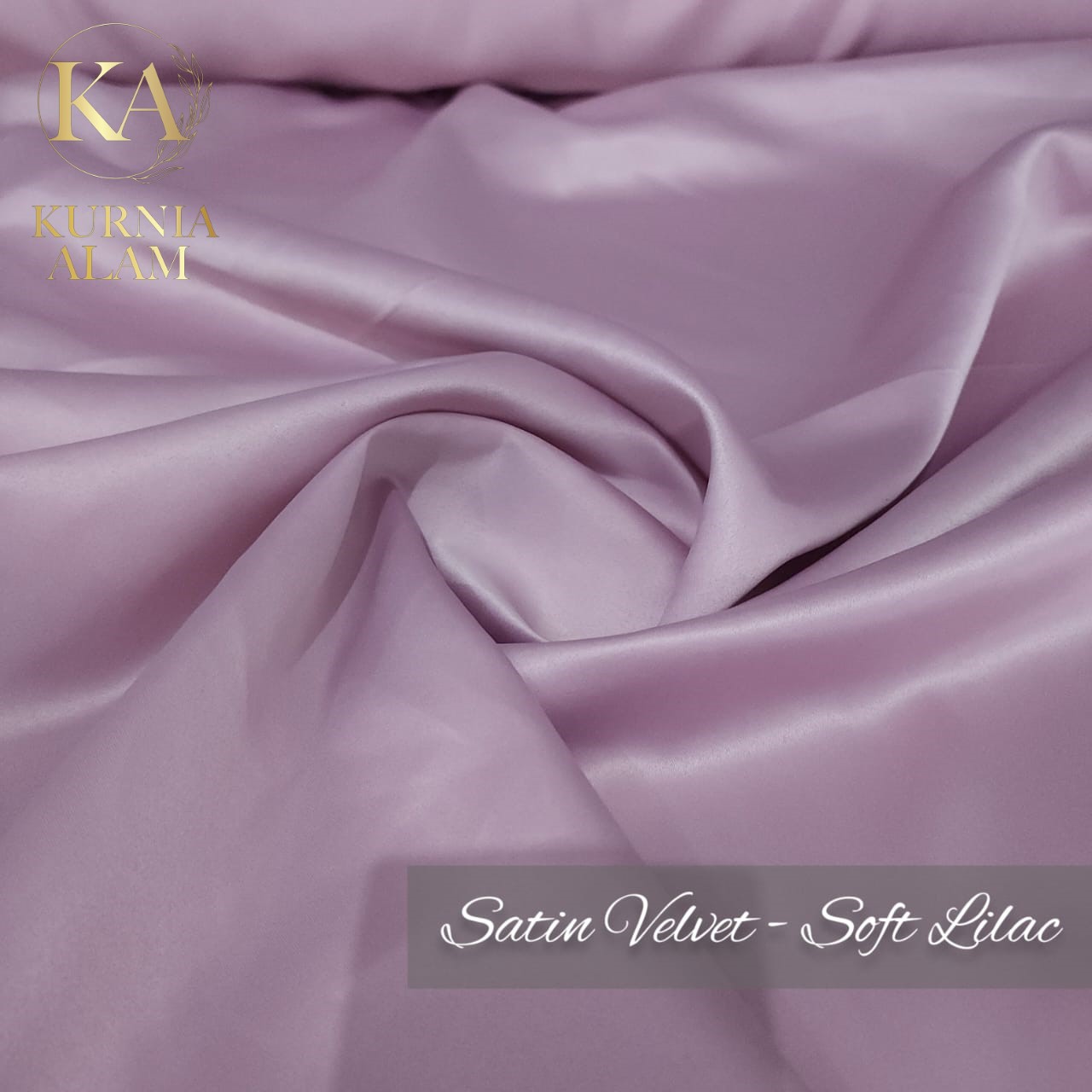 Kain Satin Velvet Premium Mewah by Roberto Cavalli Warna SOFT LILAC ...