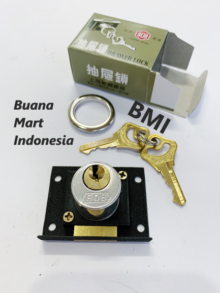 Kunci Laci 808 | Kunci Lemari Etalase Meja Kerja | Drawer Lock Set ...