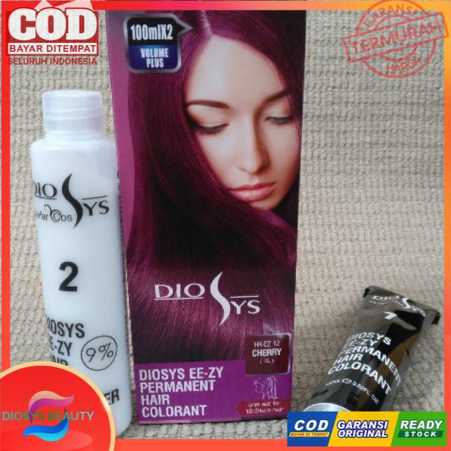 Cat rambut hair color Diosys 100ml Warna Cherry semir rambut original ...