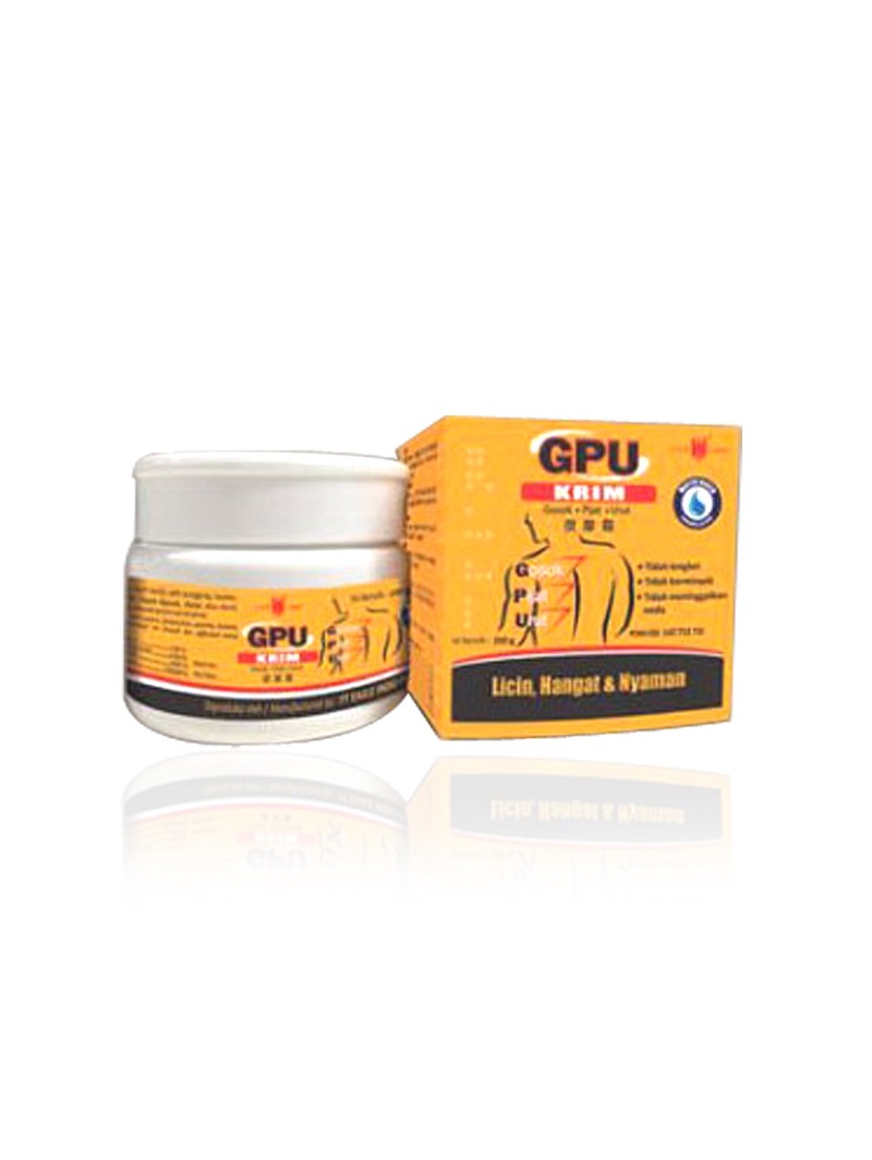 GPU CREAM 250GR, CREAM PEGAL LINU NYERI OTOT PERSENDIAN UKURAN 150GR ...