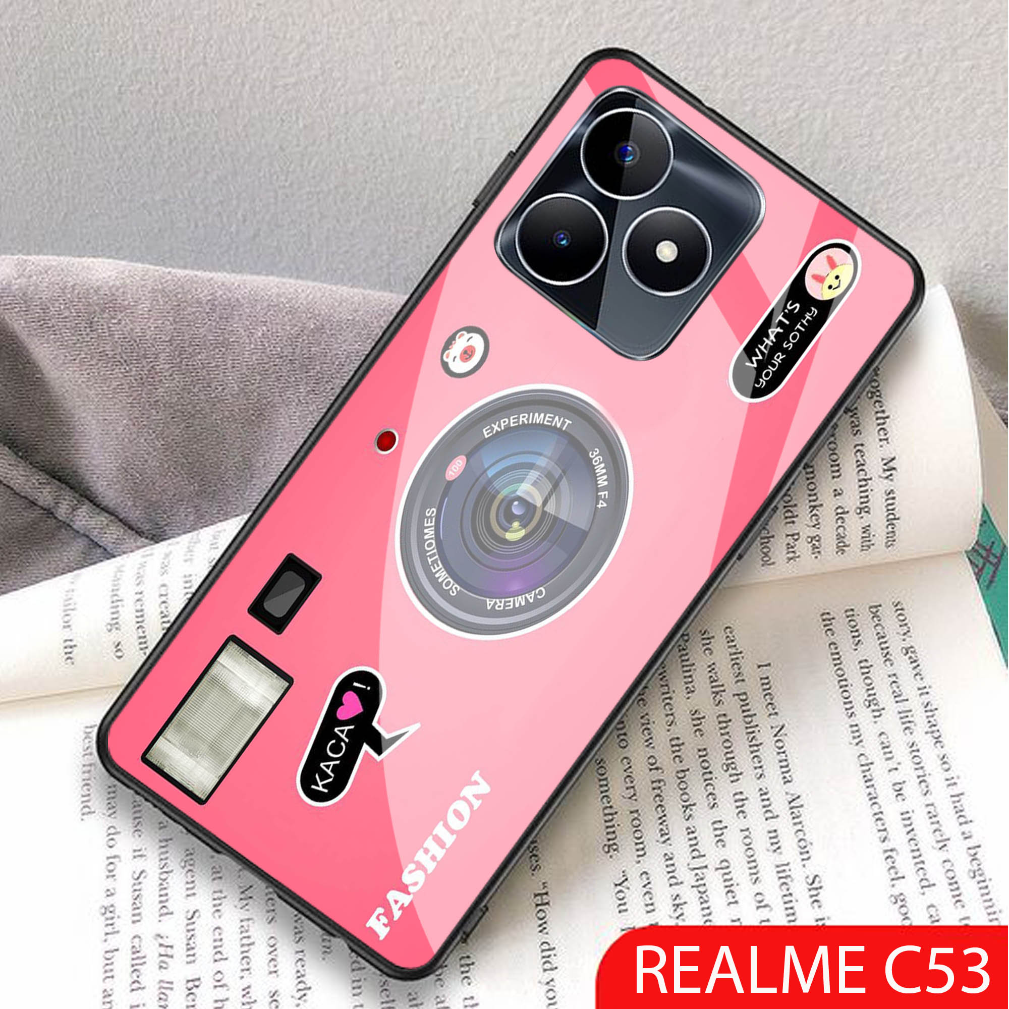 Realme C53 - Softcase Glass Kaca - Casing Handphone Realme C53 - [ A25 ...