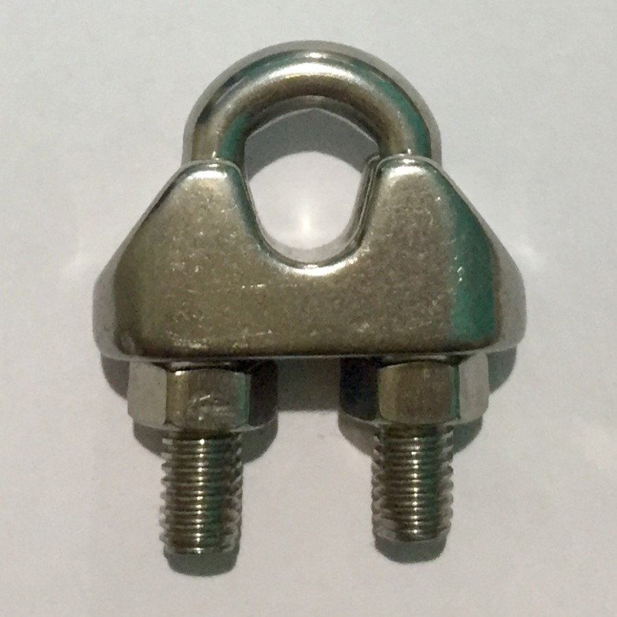 Kuku Macan Full Stainless Steel 304 M6 6mm 1/4" inch Klem Sling Clamp ...