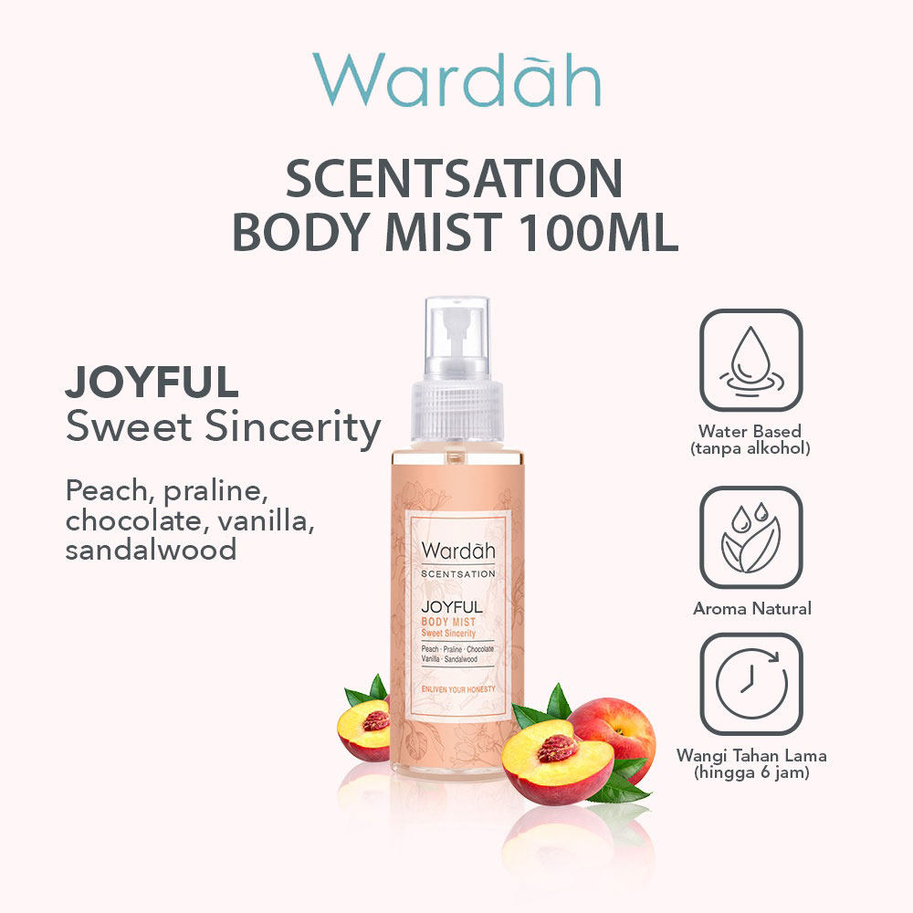 Wardah Scentsation Body Mist 100 ml | Lazada Indonesia