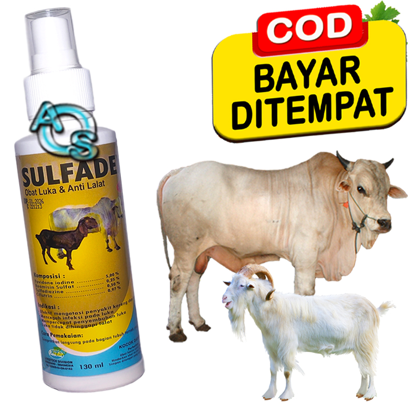 Obat Koreng Buduk Sapi Anti Gatal Kambing Kerbau Basmi Jamur Sulfadex ...