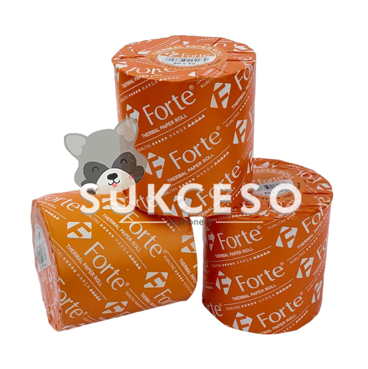 Forte Thermal Struk 80 x 80 mm Kertas Kasir Satuan Thermal Paper ...