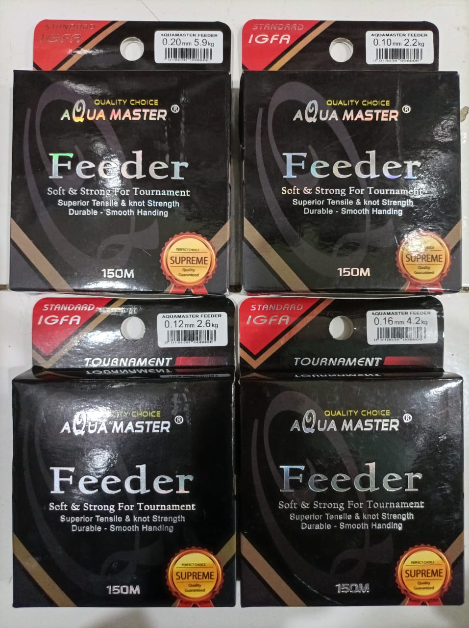 Senar Aqua Master Feeder 150mtr Tidak Mudah Kriting-Reez.ID | Lazada ...