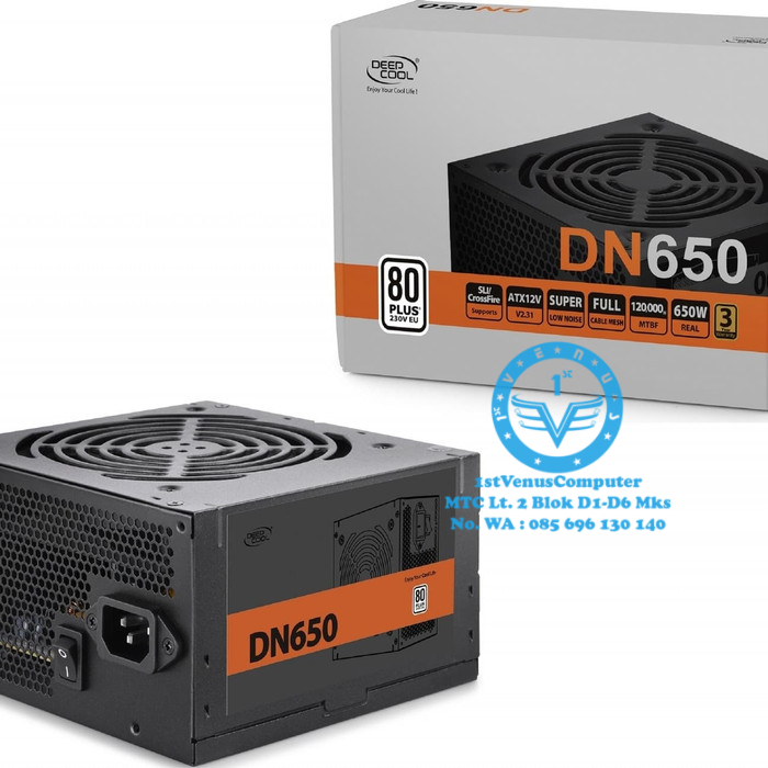 POWER SUPPLY DEEP COOL DN650 650W 80 PLUS / PSU DN650 80+ / PSU02-DEE ...