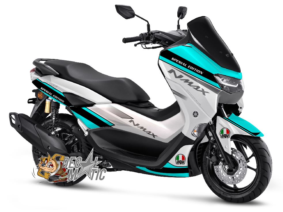 Decal stiker Full body Motor Yamaha Old Nmax / New N max Putih Grafis ...