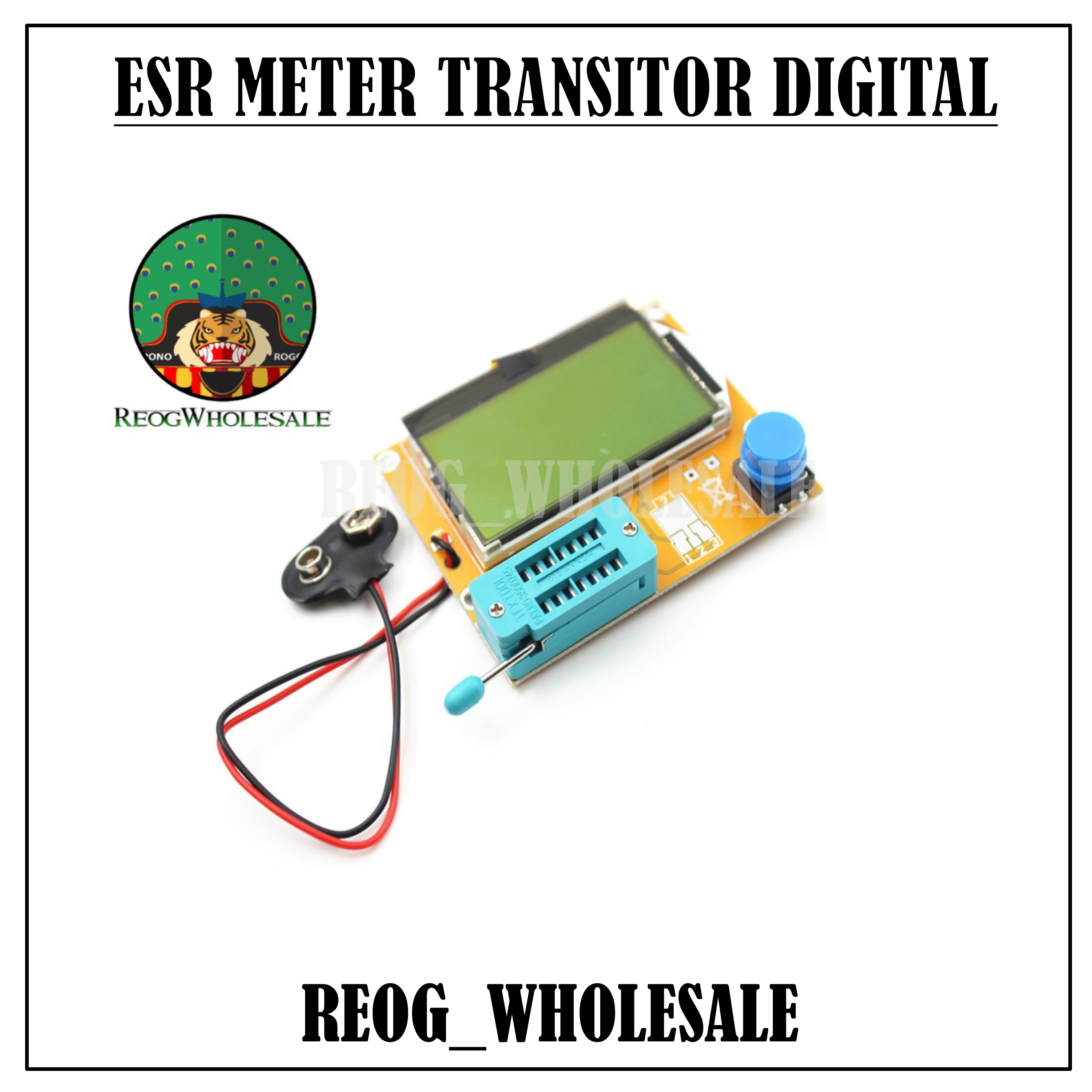 ESR Meter Transistor Tester Digital RCD LCR T4 LED Mosfet Dioda Triode ...