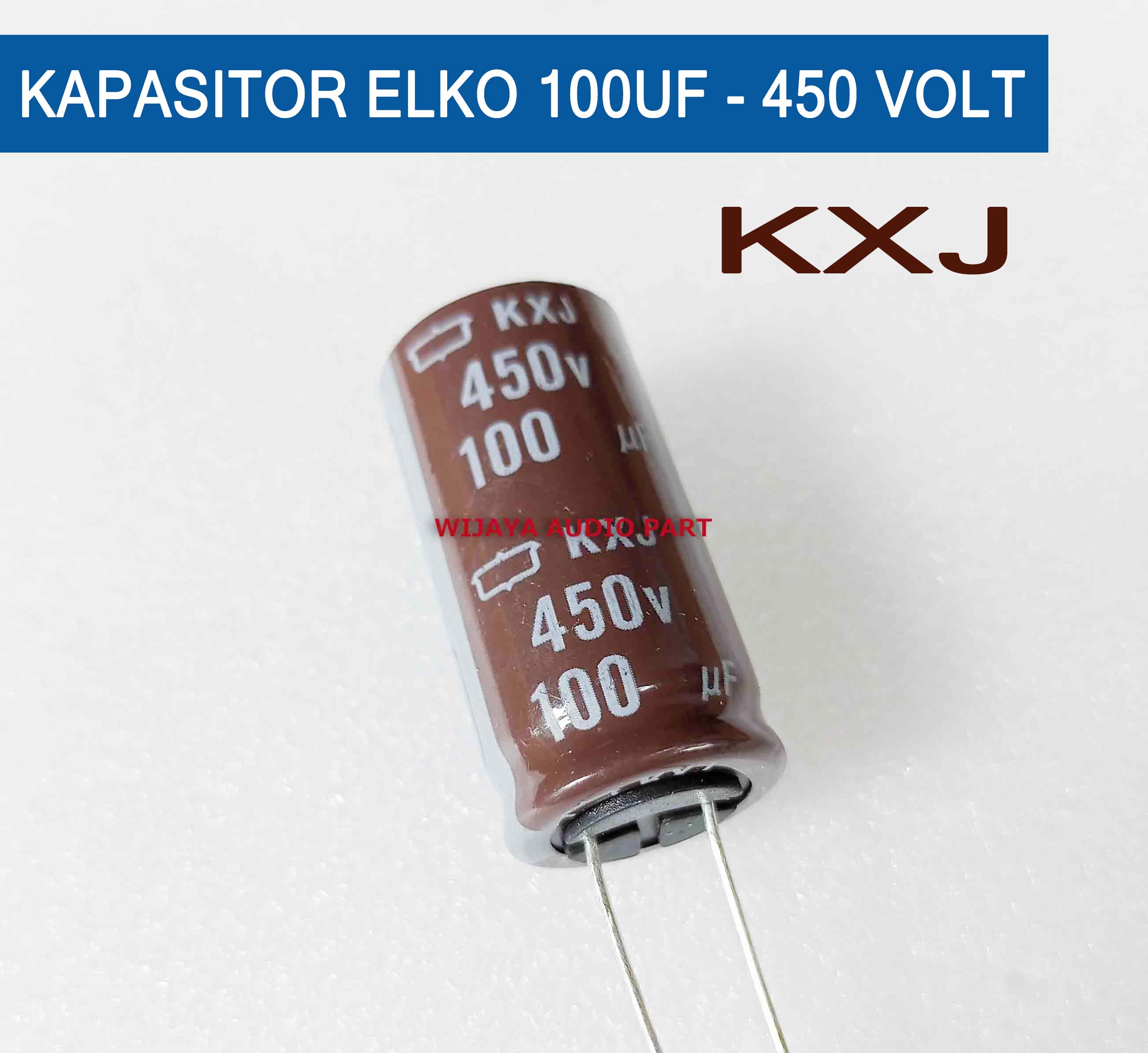 KAPASITOR ELKO 100UF - 450 VOLT ELCO 100 UF 450V KXJ | Lazada Indonesia