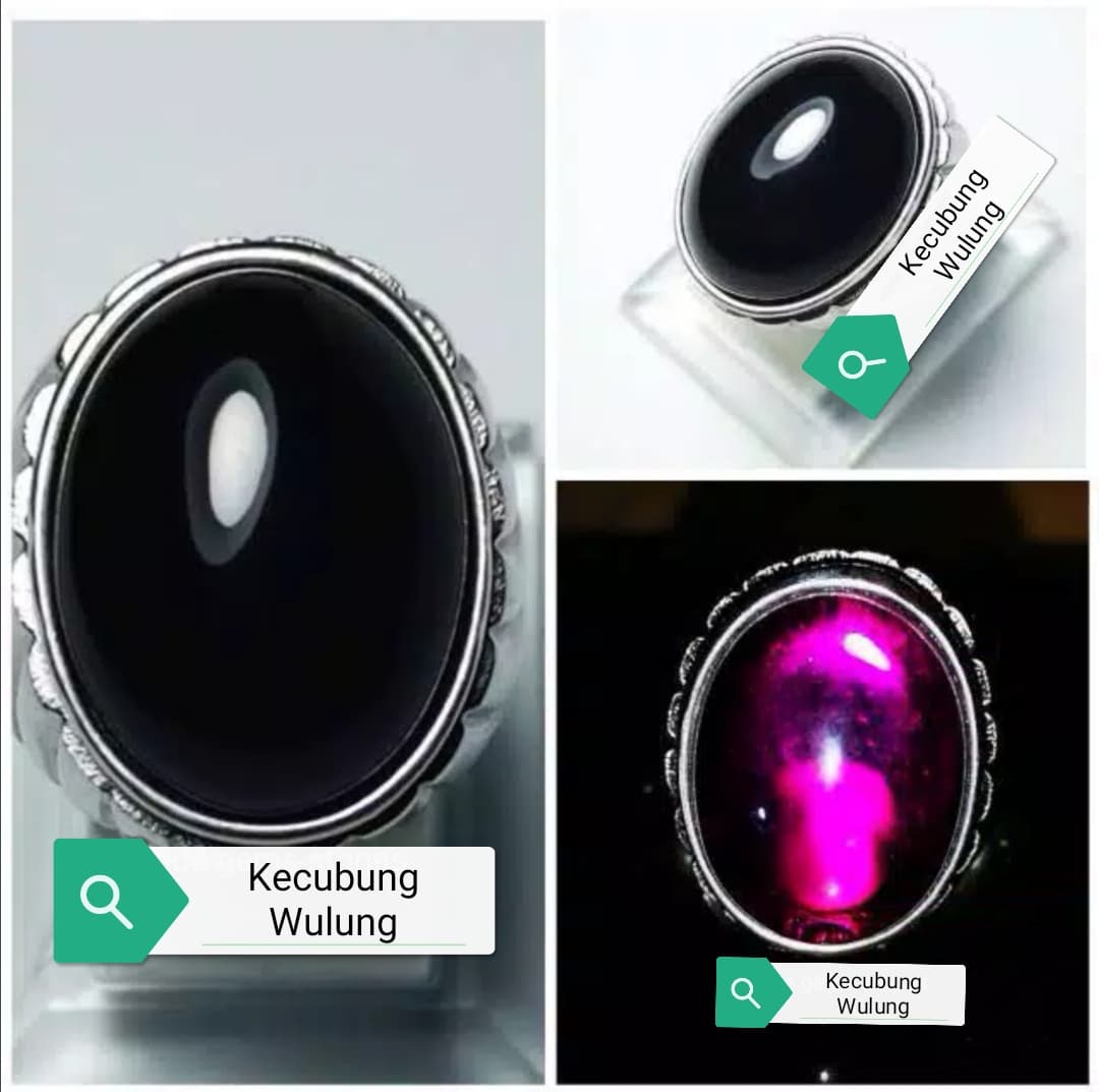 Batu Akik Kecubung Wulung Kristal Tembus Senter | Lazada Indonesia