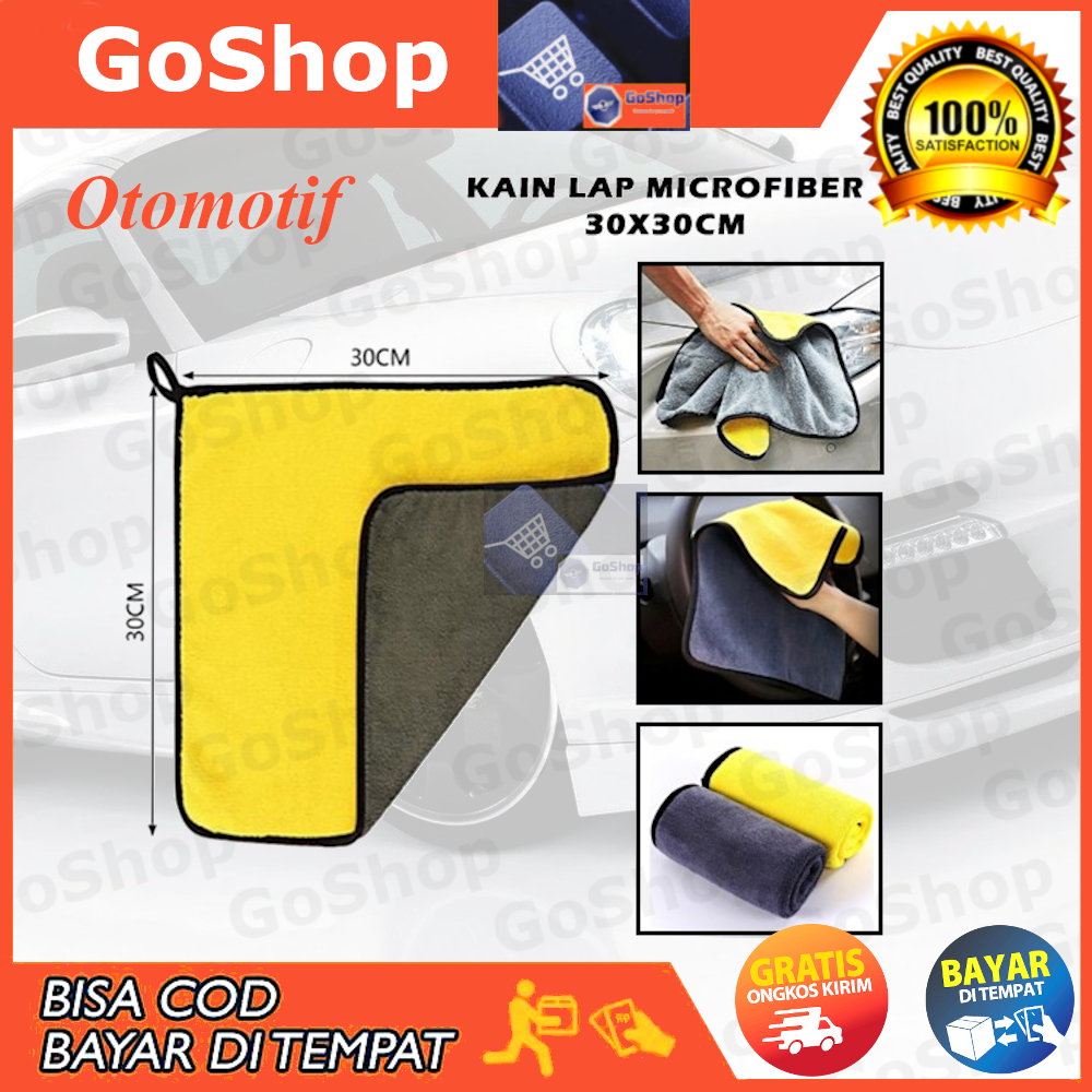 Lap Microfiber Tebal Super Lembut Heavy Duty / Kain Lap Lembut / Lap ...