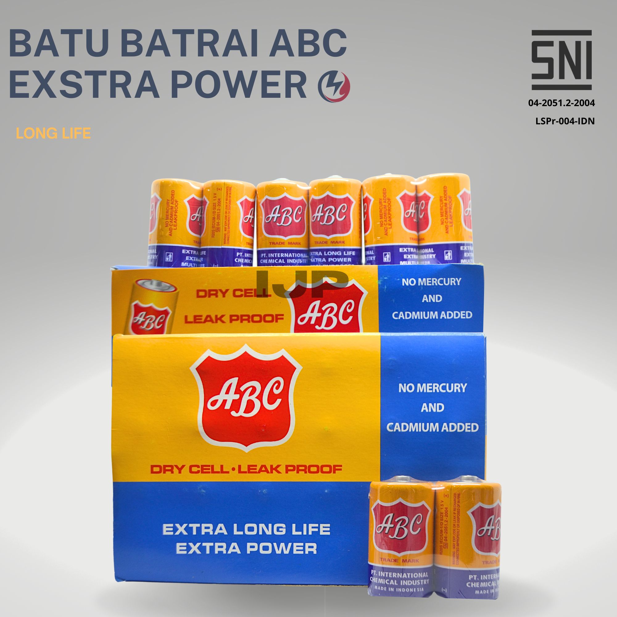 baterai abc kuning isi 24pcs\R20 TIPE D JUMBO | Lazada Indonesia