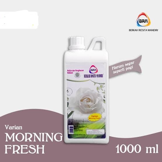 Pewangi Mawar Laundry by BRM 1000 ml pelicin dan pengharum pakaian pelicin pakaian pengharum ...