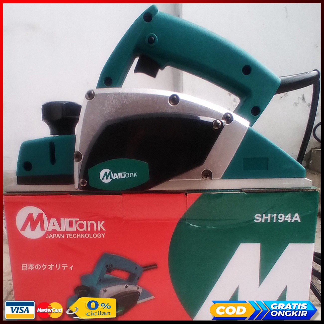 MAILTANK Mesin Serut Listrik | Electrik Planer SH194A | Mesin Ketam ...