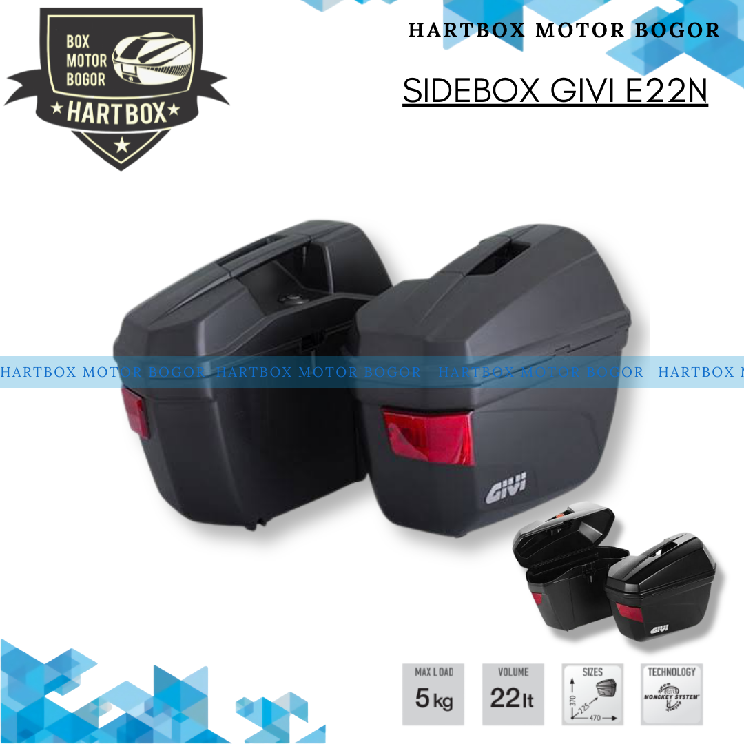 Box Motor Samping Givi E22N | Box Touring Box Samping E22 cocok untuk ...