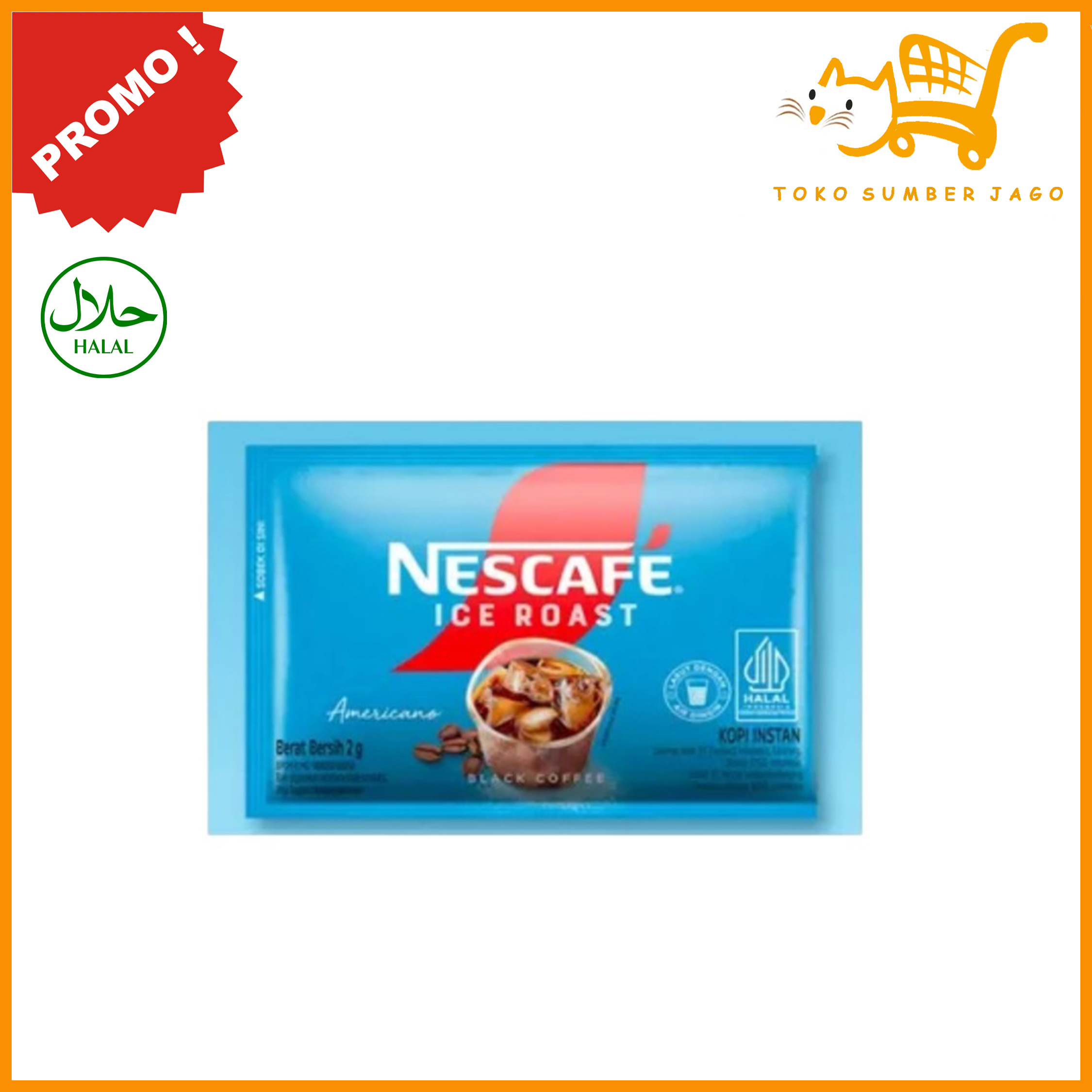 Nescafe Ice Roast Kopi Instan Americano 2gr (1 Sachet) | Lazada Indonesia