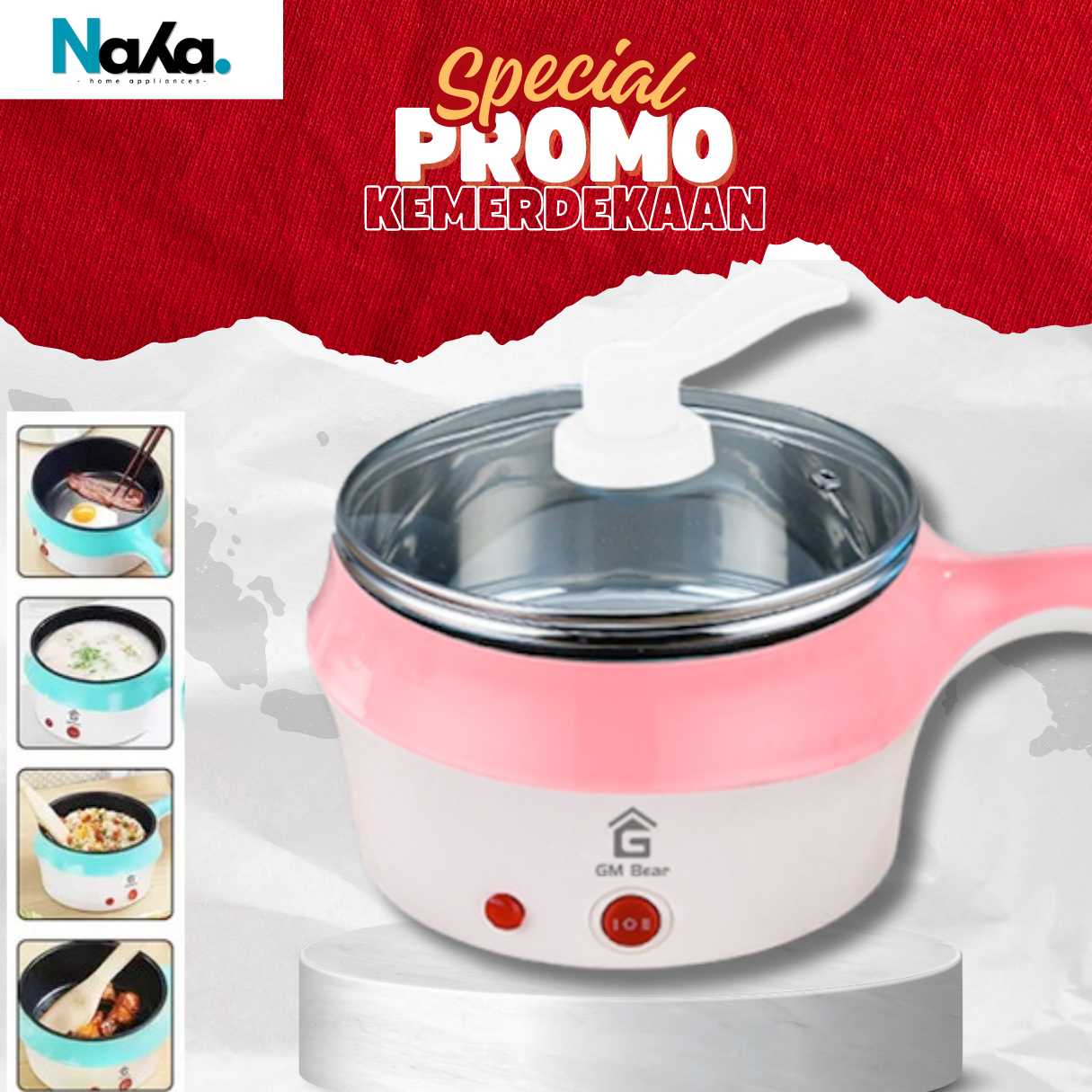 Panci Listrik Low Watt Elektrik Serbaguna - Electric Cooking Pot ...