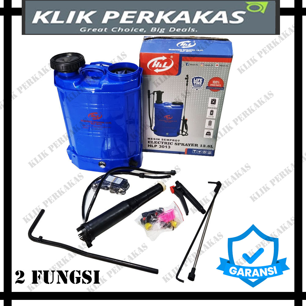 RYU Elektrik Sprayer Cordless Knapsack Sprayer 16 Liter /Sprayer 2In1 ...