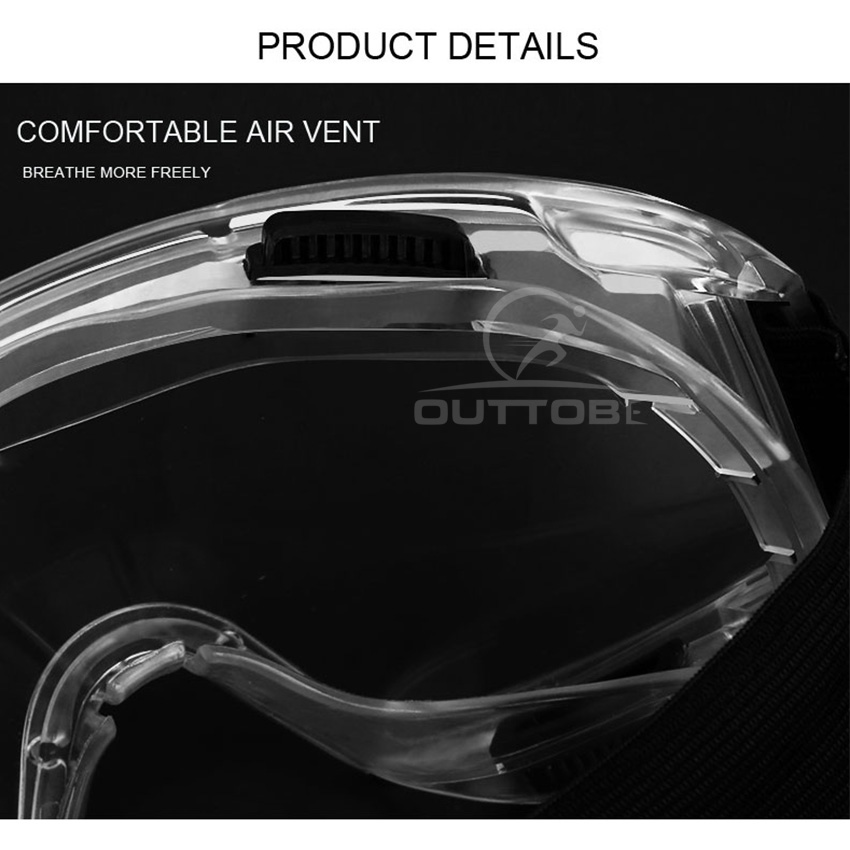 Outtobe Fully Enclosed Safety Goggles Anti-impact Protective Safety ...