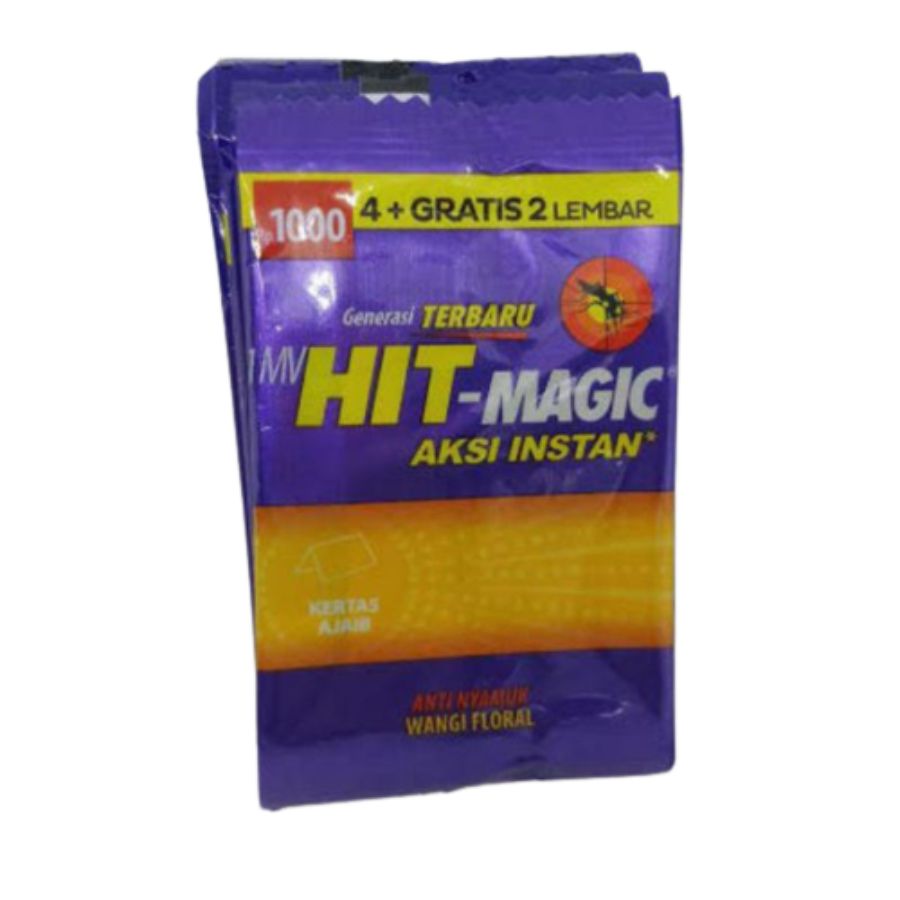 Hit Magic Aksi Instant Renceng 12 Sachet / Obat Nyamuk Bakar Kertas ...