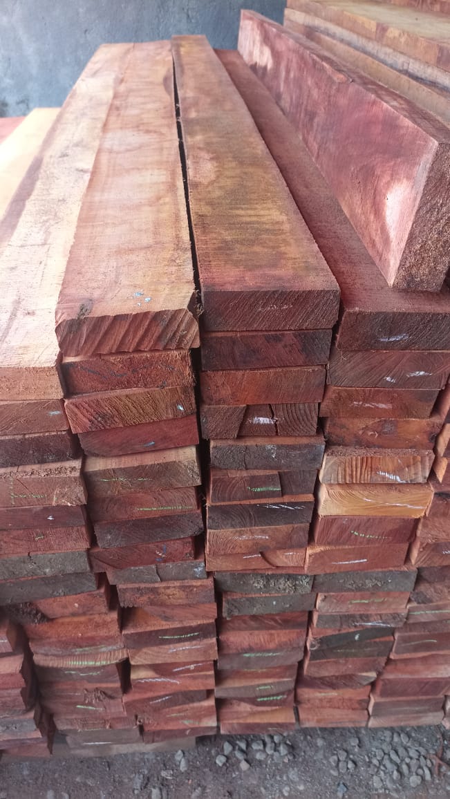 Balok Kayu Mahoni Ukuran Tebal 4cm Lebar 6cm Panjang 200cm Murah ...