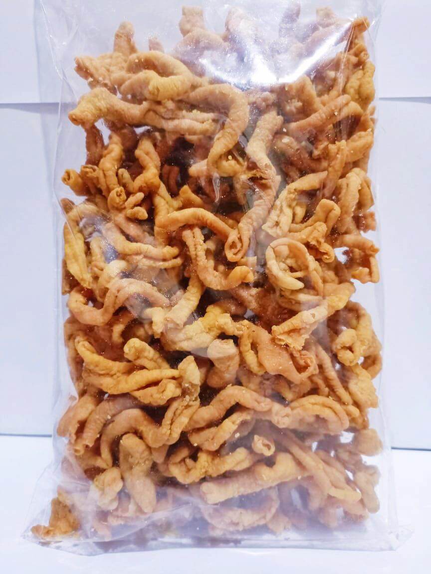 USUS AYAM CRISPY 500 GRAM /USUS PEDAS DAUN JERUK DAN USUS ORIGINAL /U ...