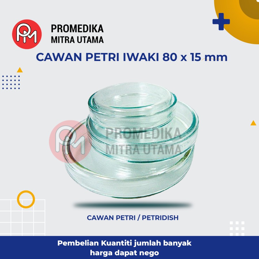 CAWAN PETRI IWAKI 80 x 15 mm PETRIDISH 80x15 mm IWAKI PYREX | Lazada ...