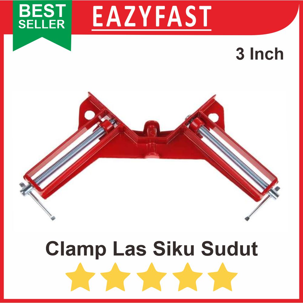 Clamp Siku Frame Las 90 Derajat Klem Catok Sudut Besi 75mm 3Inch Ragum ...