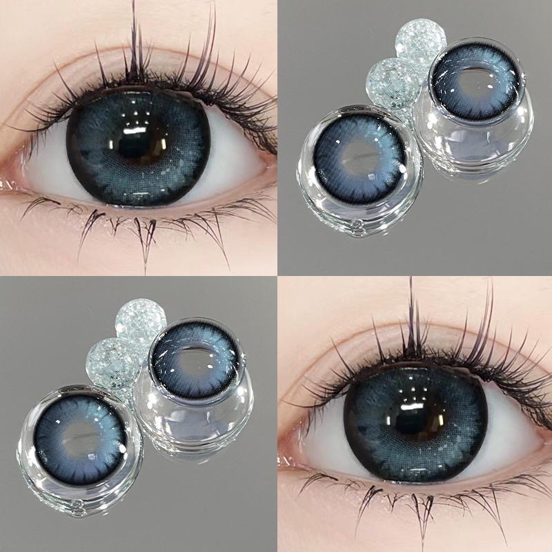 Softlens Penggunaan Tahunan kacamataLensa kontak bergradasi 14.2mm ...