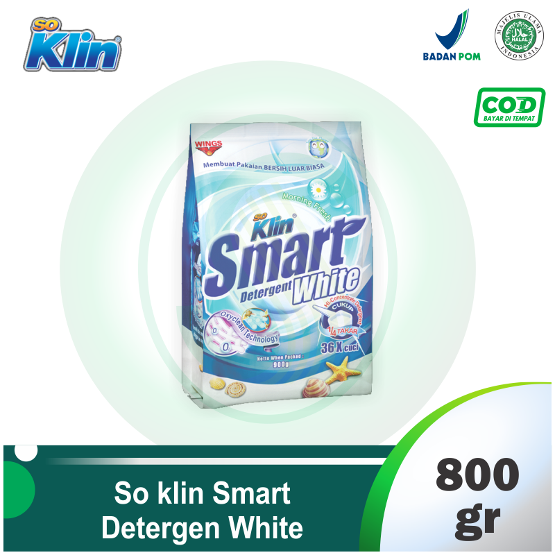 So Klin Detergent Smart Perfume White 725 gr - Detegent Bubuk | Lazada ...