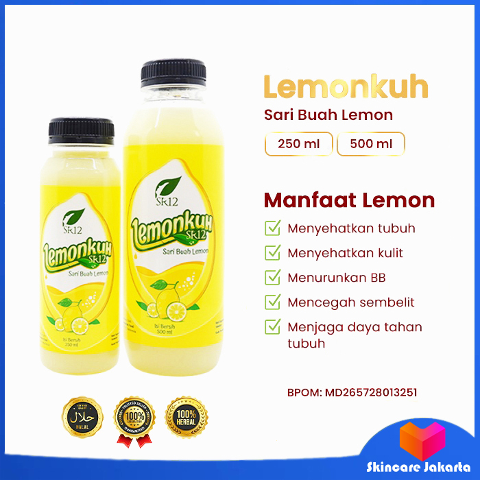 Lemonku SR12 500ml Sari Buah Lemon Meningkatkan Daya Tahan Tubuh dan ...